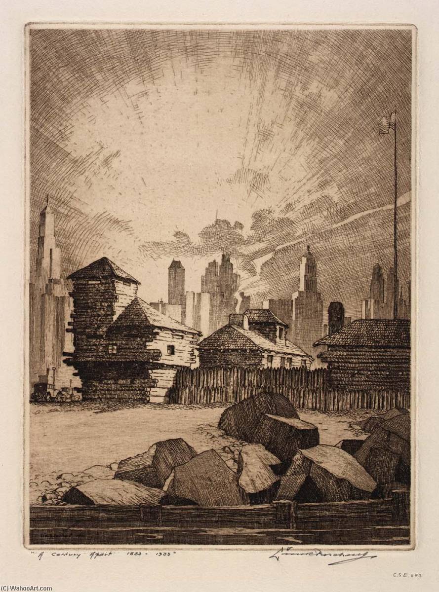 Get Paintings Reproductions A Century Apart, 1833 1933, Chicago Fair ...