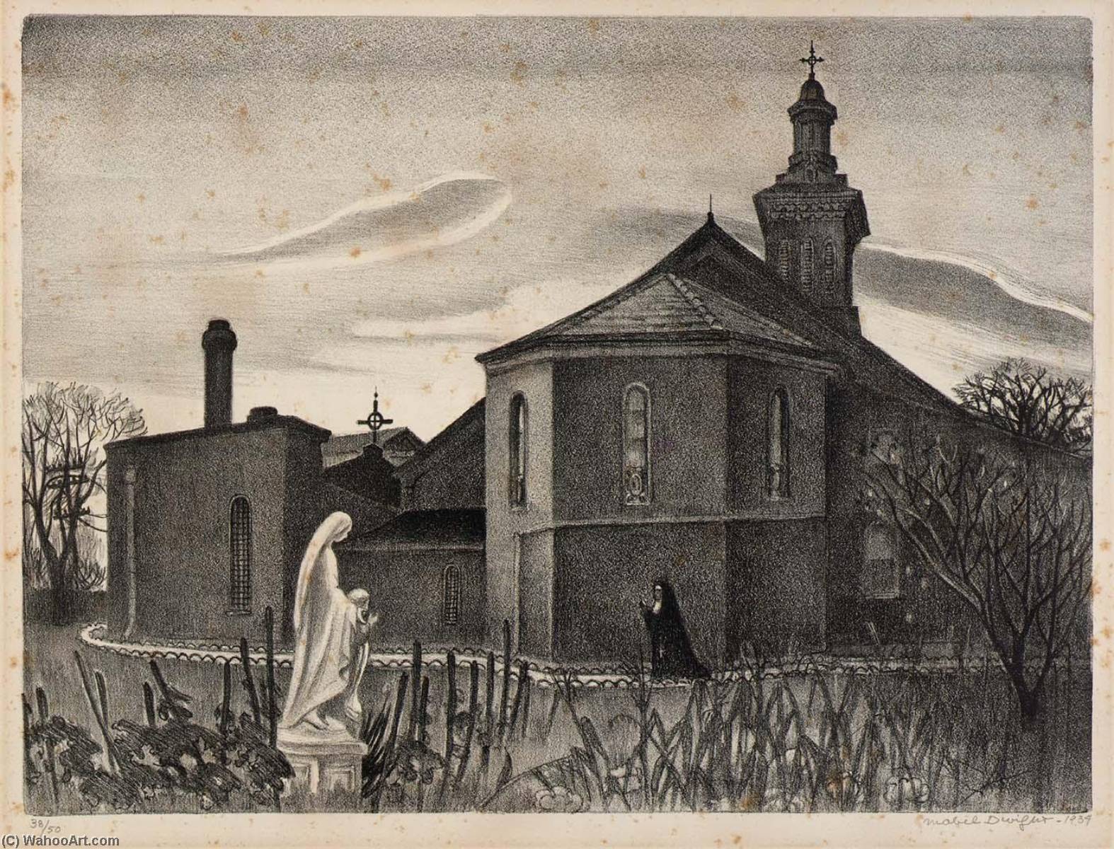 Convent, Staten Island by Mabel Dwight Mabel Dwight | WahooArt.com