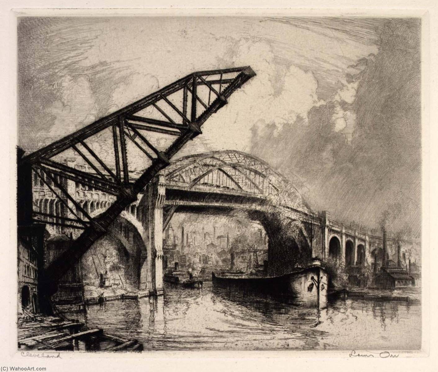 Get Paintings Reproductions (Ports of America, portfolio) Cleveland by ...