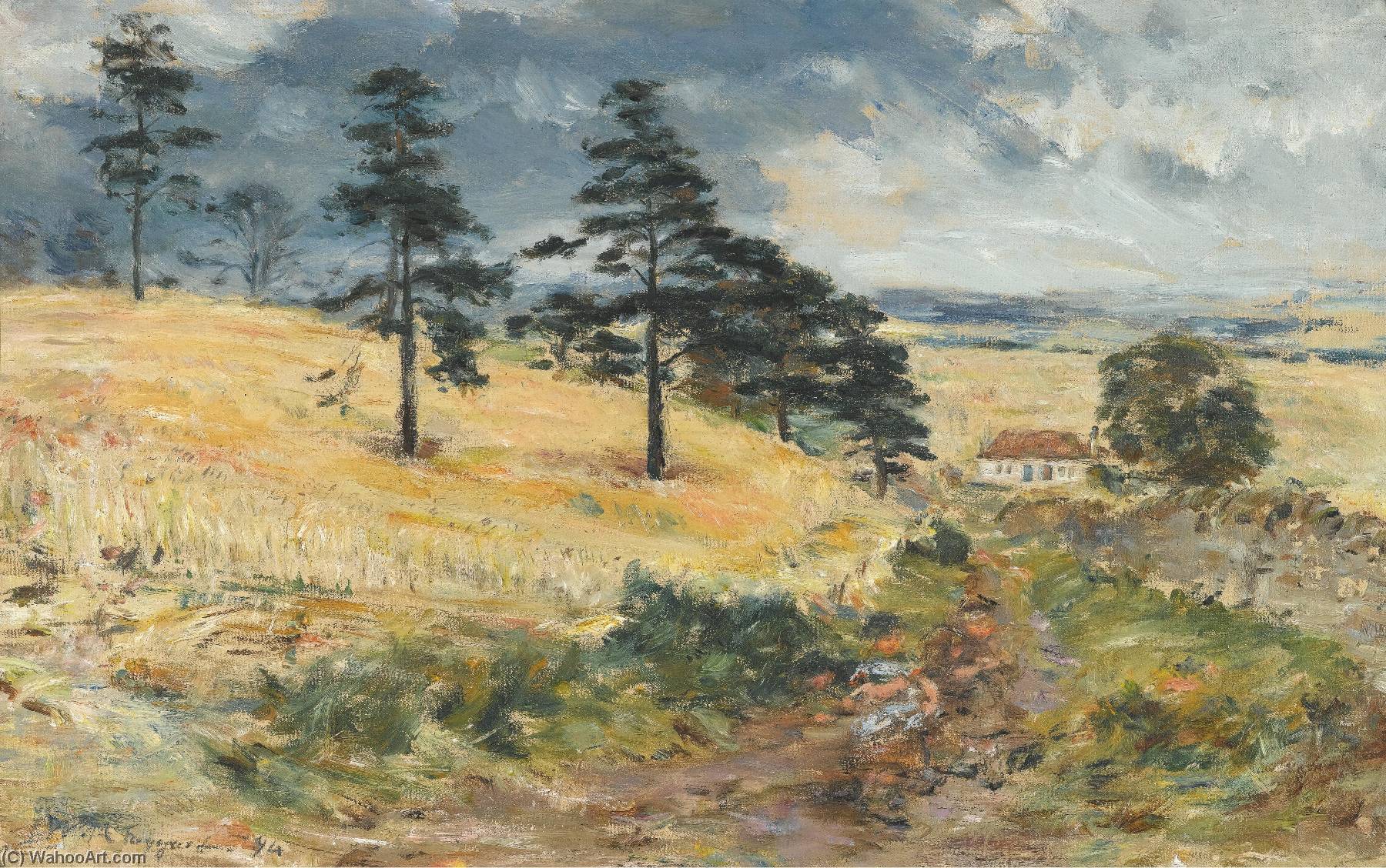Museum Art Reproductions Cornfield at Cowden by William Mctaggart (1835 ...