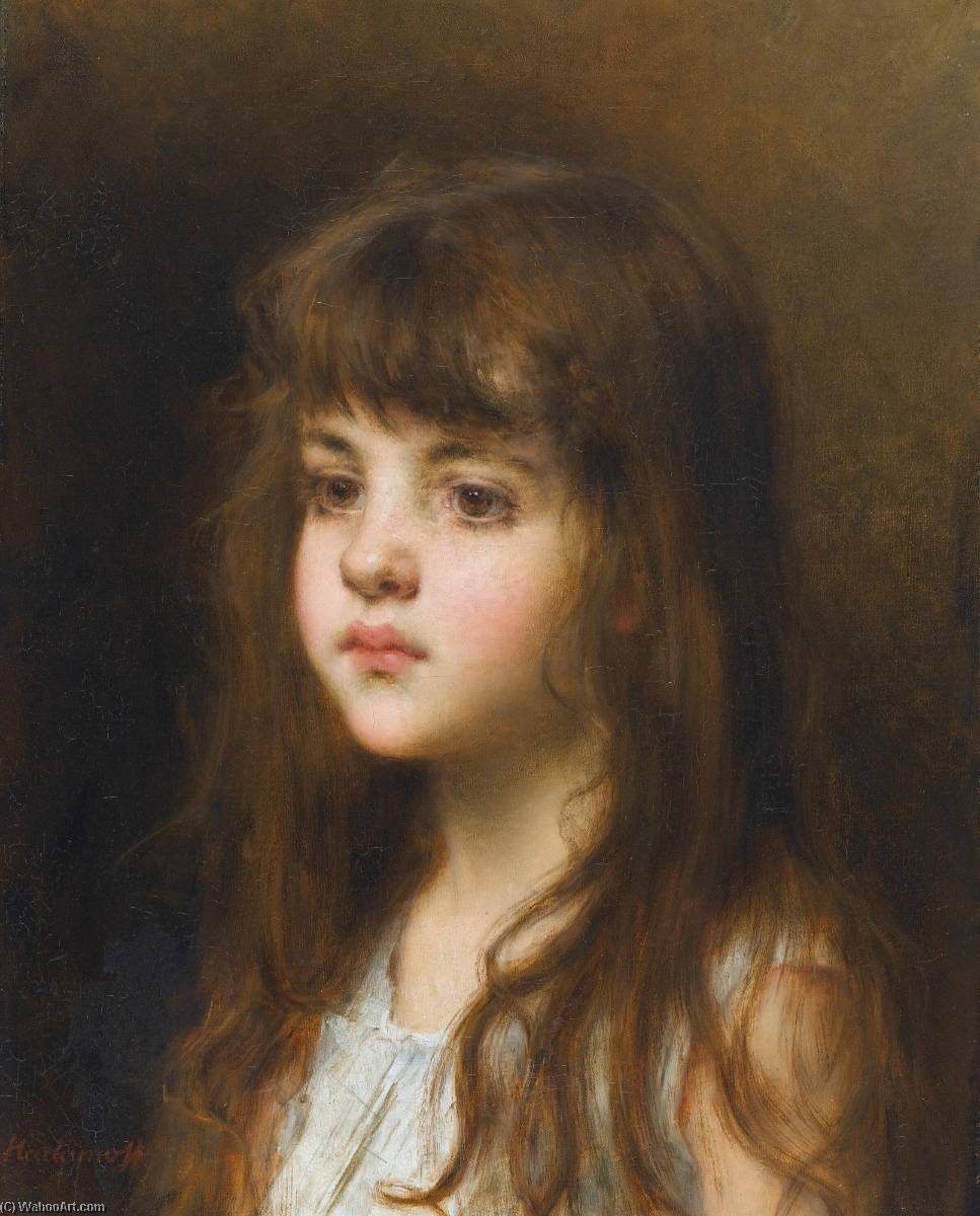 Réplique De Peinture La Petite Russe de Alexei Alexeievich Harlamoff ...