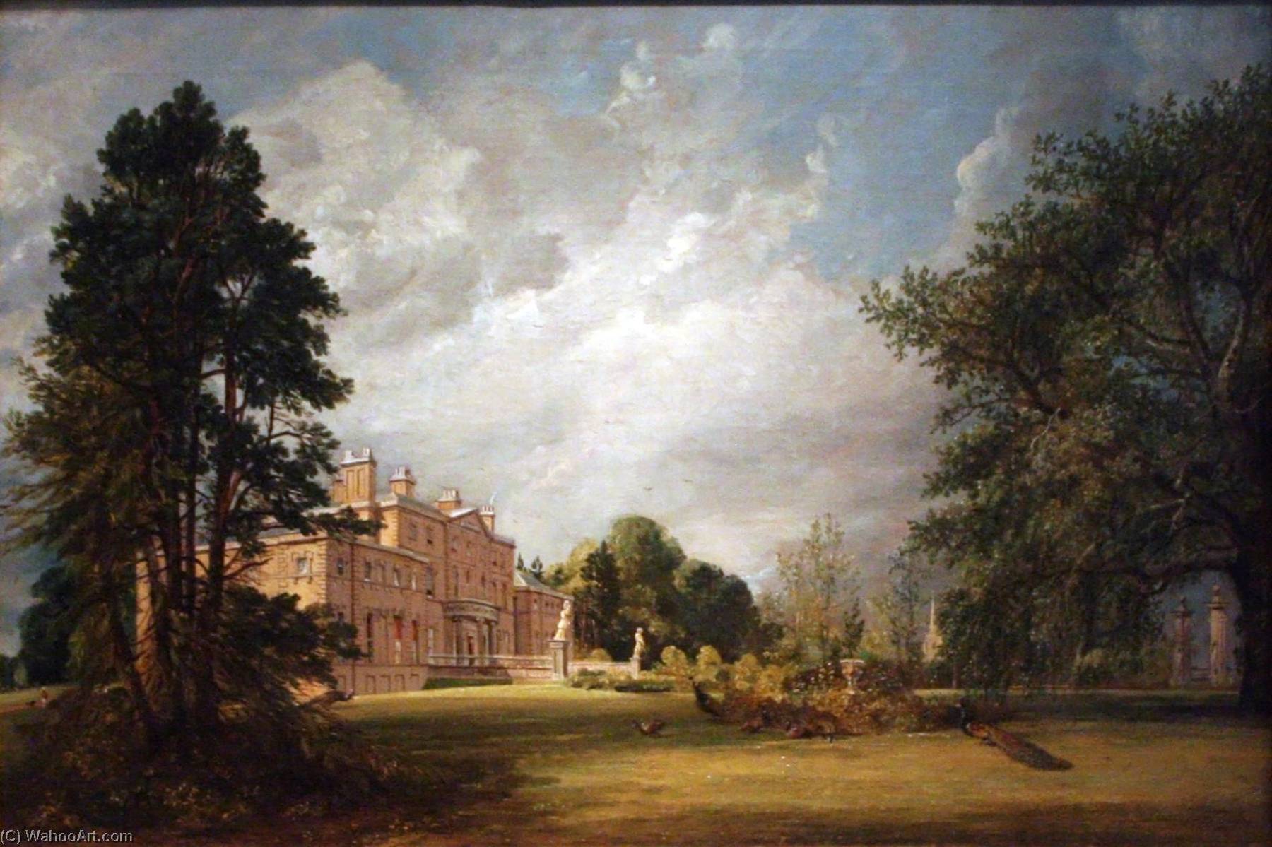 Museum Art Reproductions Malvern Hall, 1821 by John Constable (1776 ...