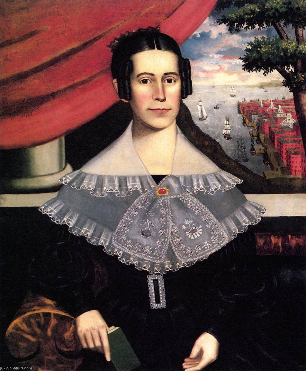 Réplique De Peinture Louisa (Clarissa) Gallond Cook, 1839 de Erastus ...