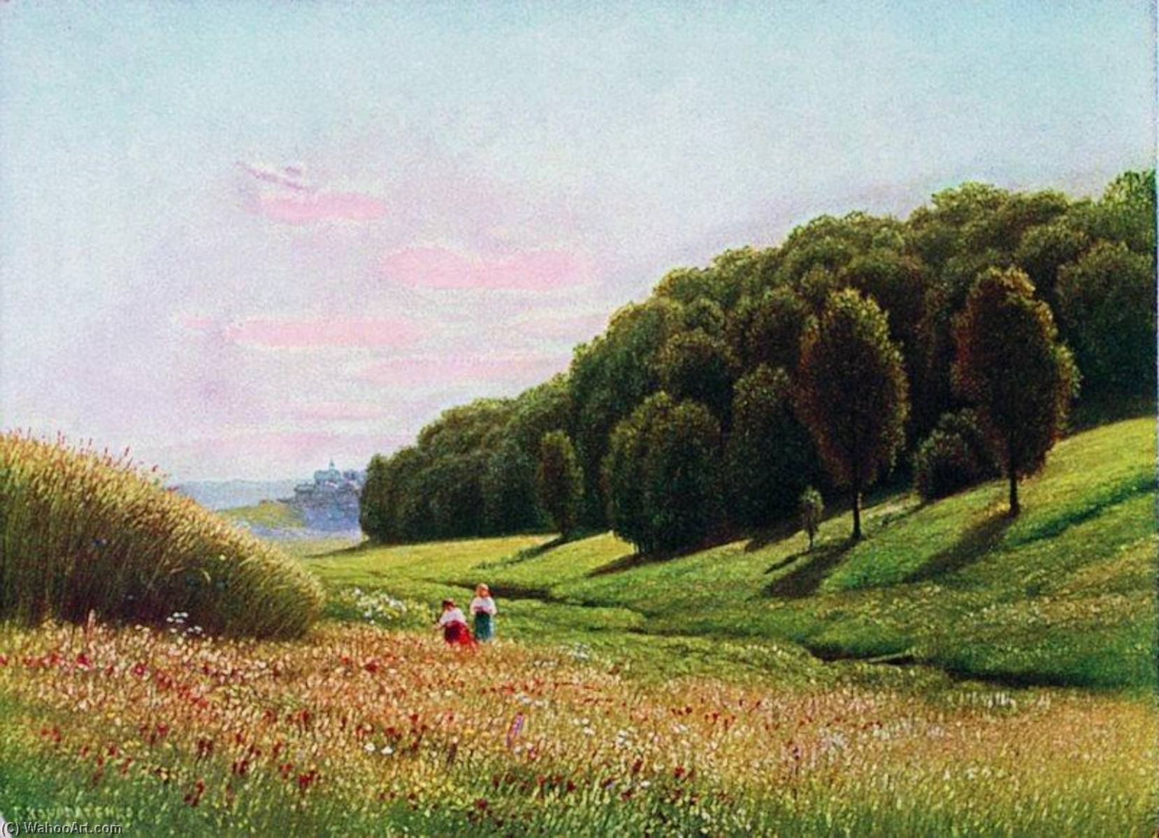 Artwork Replica | Landscape by Gavril Kondratenko (1854-1924, Russia) | WahooArt.com