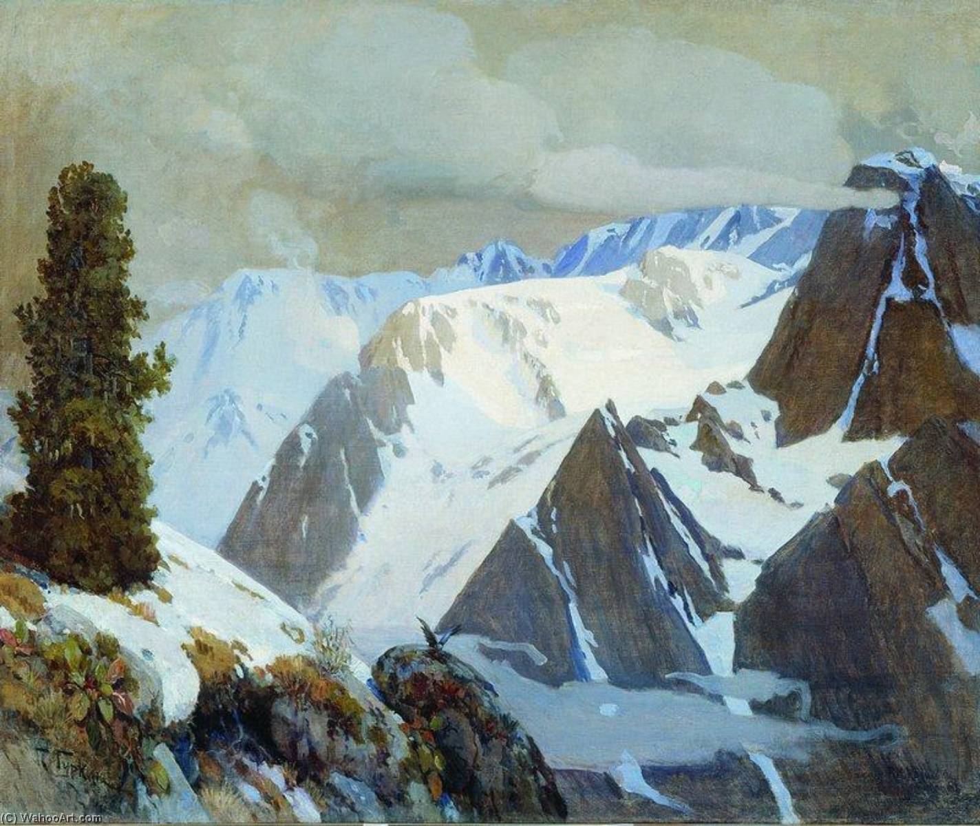 Reproductions De Qualité Musée Khan Altai, 1910 de Grigory Gurkin (1870 ...
