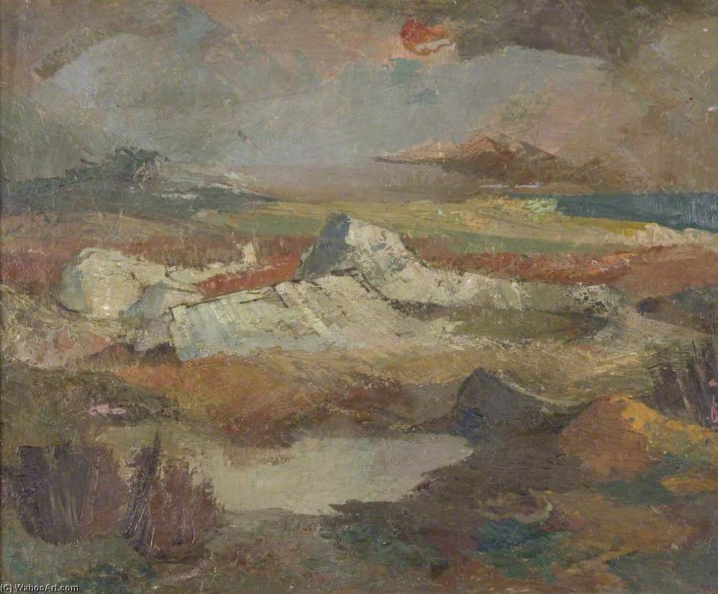 Reproduções De Arte | Ilha de Scalmeye por Ray Howard Jones (1903-1996 ...