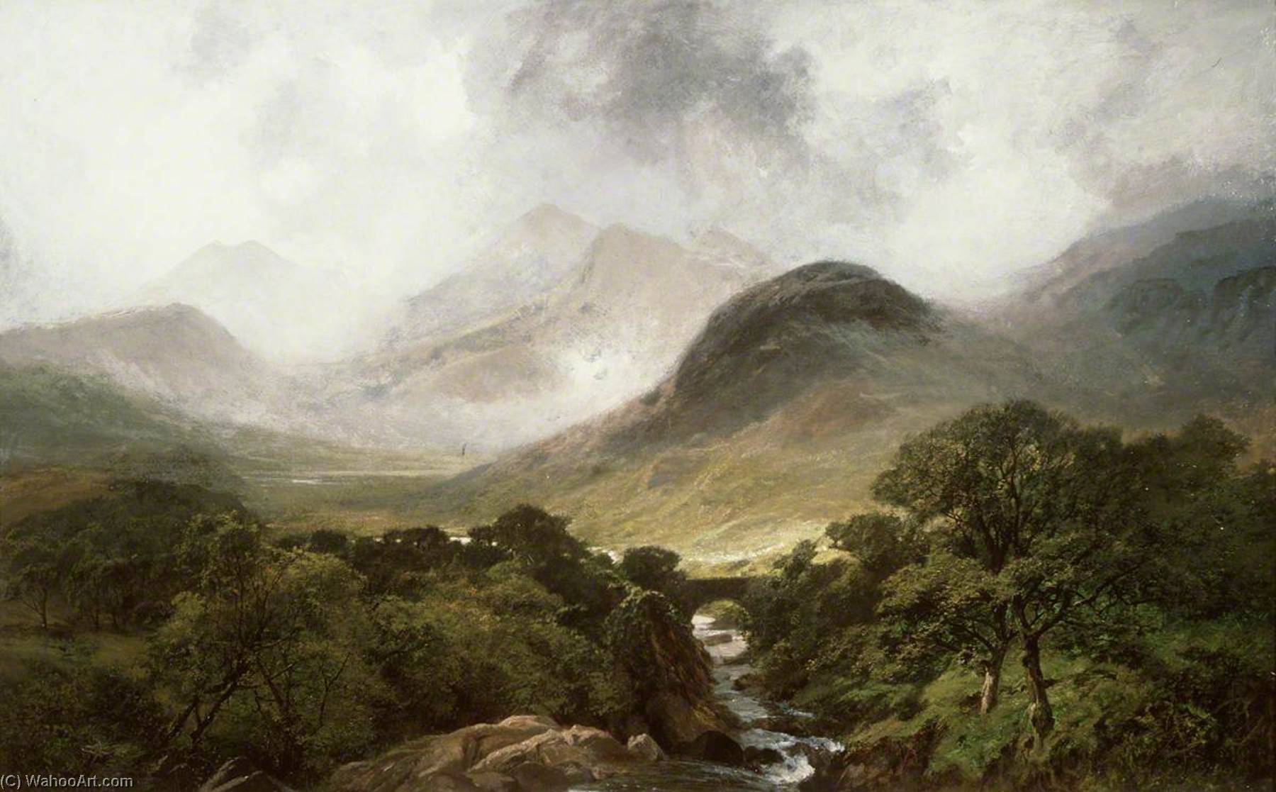 Adquirir Reproducciones De Pinturas Snowdon, 1870 de James Peel (1811 ...