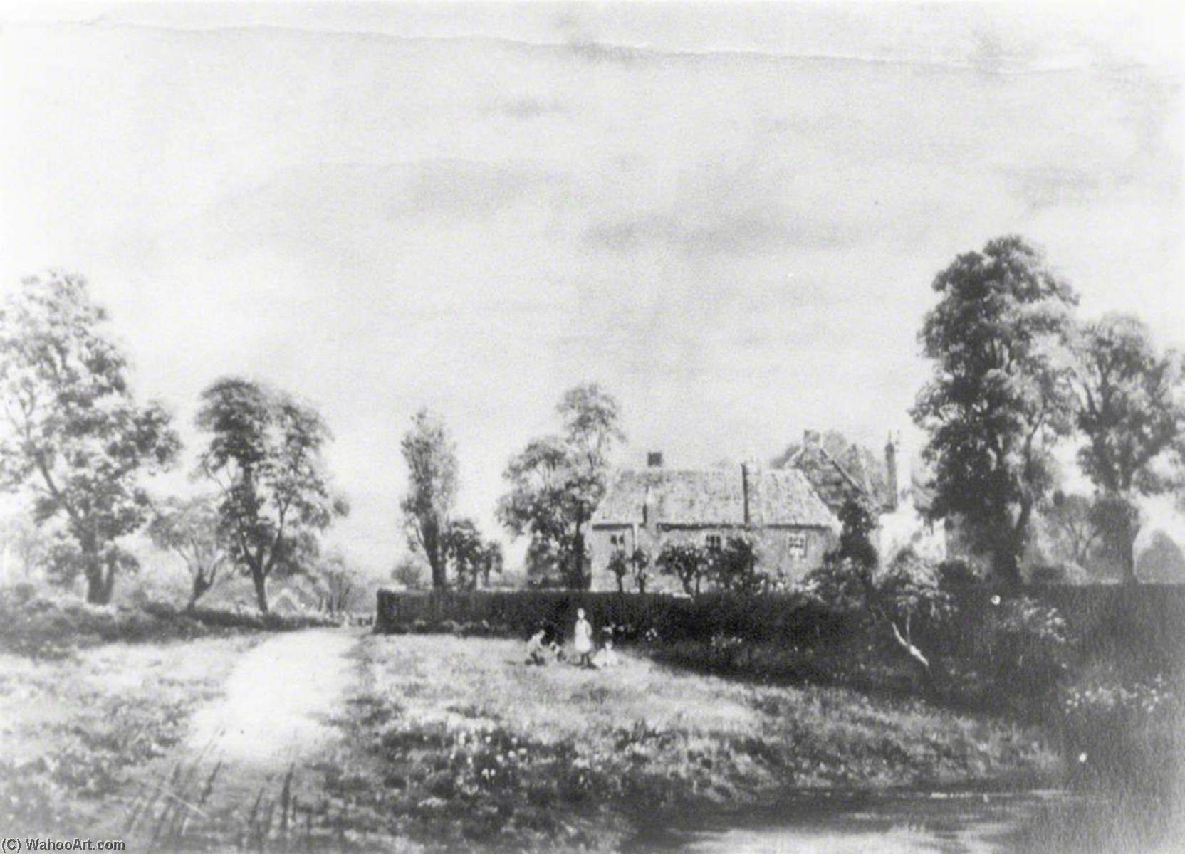 Réplique De Peinture River House, Devonshire Hill, Tottenham, 1890 de ...