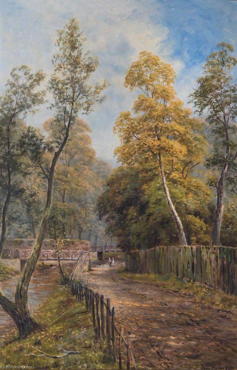 Pedir Reproducciones De Arte Ford, Pymmes Brook, cerca de Weir Hall ...