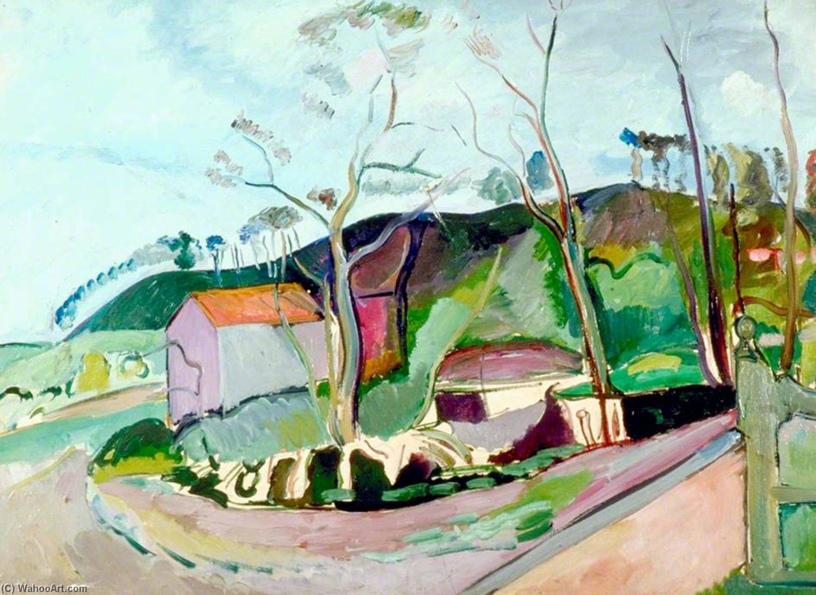 Get Paintings Reproductions Norfolk Landscape by Edward Wolfe (Inspired ...