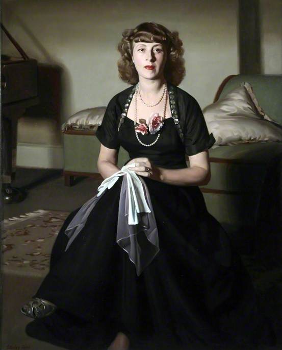 Paintings Reproductions The Painter`s Wife by Stanley Reed (Inspired By ...