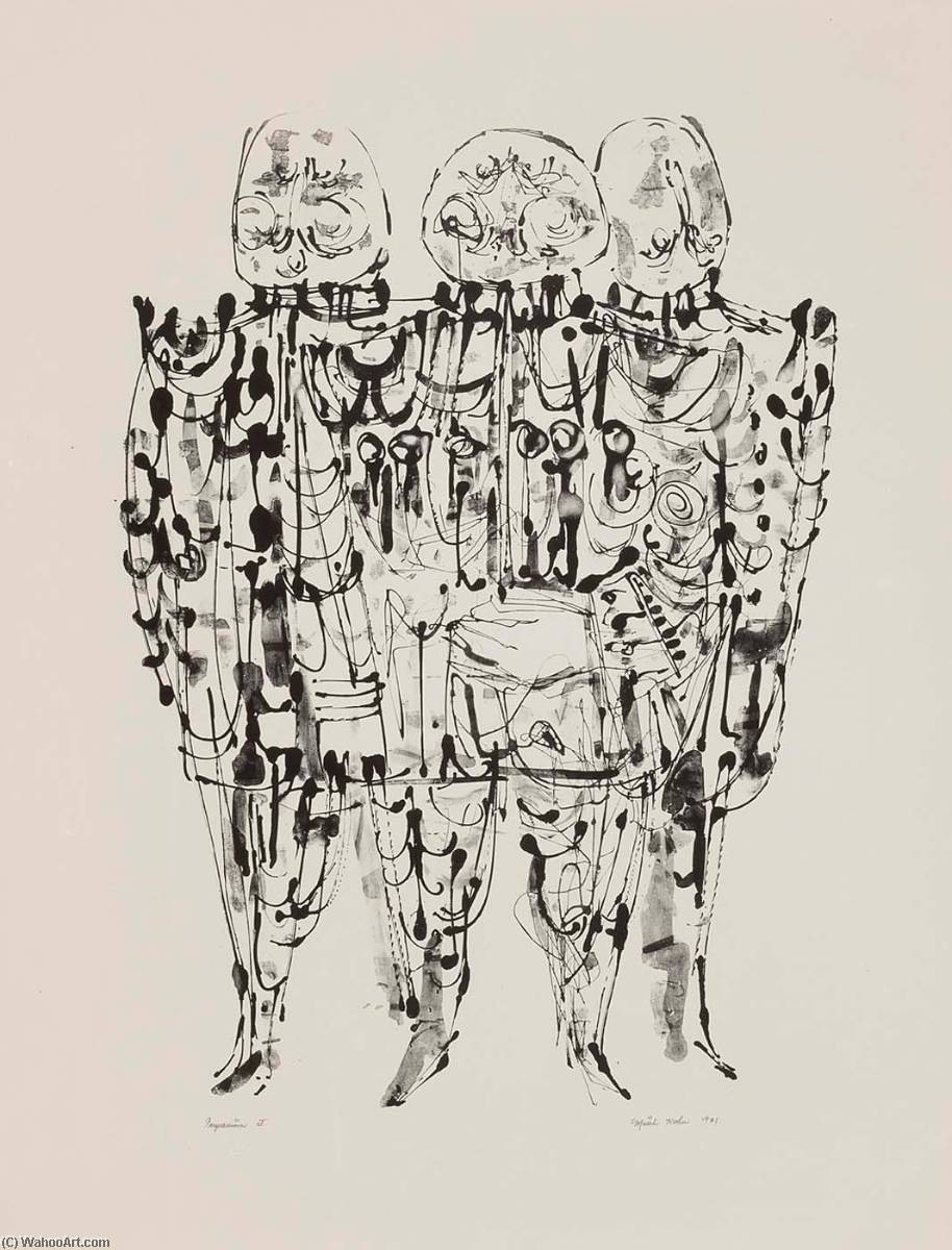 Three Generals, 1961 by Misch Kohn (1916-2003) Misch Kohn | WahooArt.com