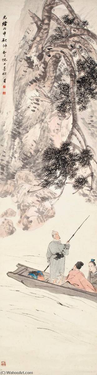 Pedir Reproducciones De Arte Drifting por el acantilado rojo de Ni Tian ...