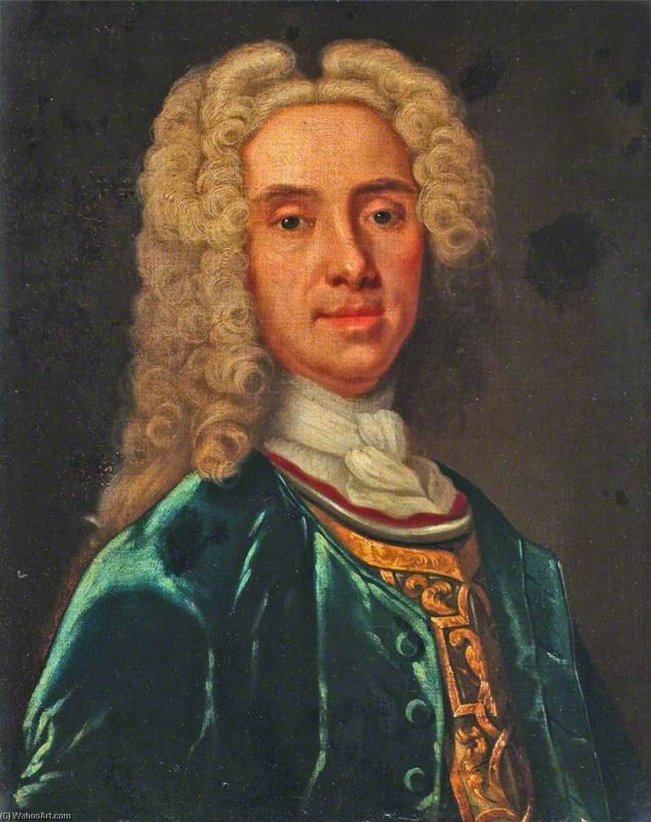 「アート再現 ジェネラル・ワデド (1673–1748) バイ Johan Van Diest (1695-1757) | WahooArt.com