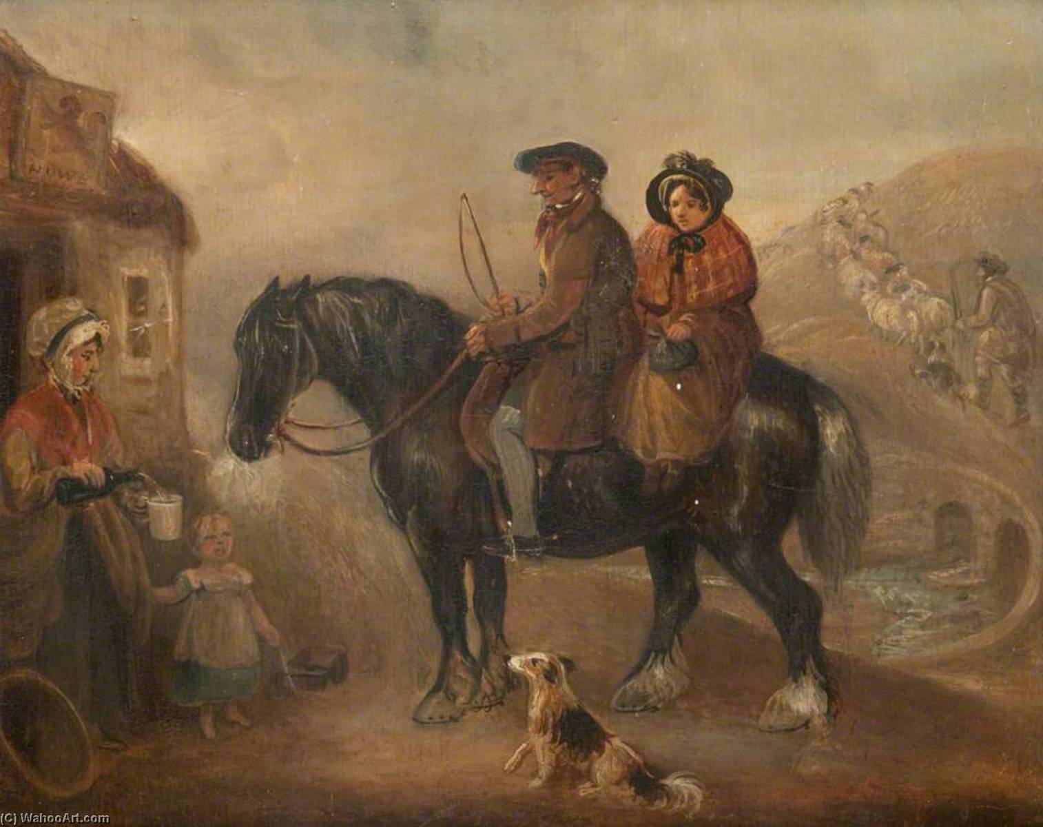 Indo para Skirling Fair por James Howe James Howe | WahooArt.com