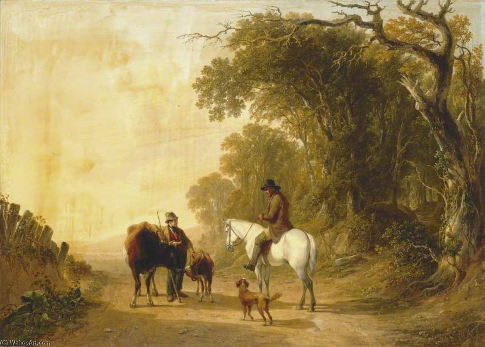 Museum Art Reproductions The Old Squire, 1838 by John F Tennant (1796 ...