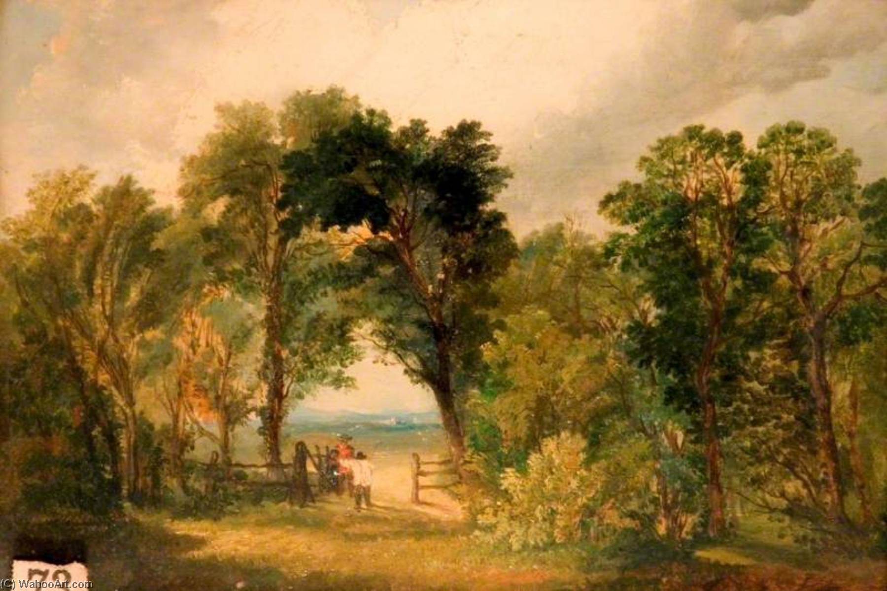 Purchase Oil Painting Replica A Woodland Glade by Edward Calvert (1799 ...