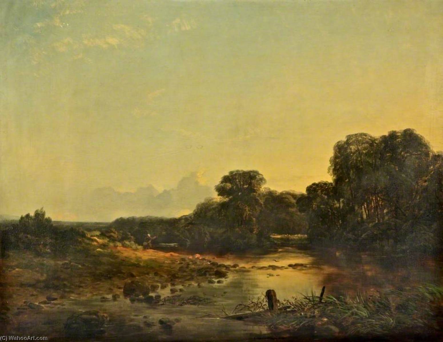 Reproduções De Arte Paisagem, 1848 por Robert Tonge (1823-1856 ...