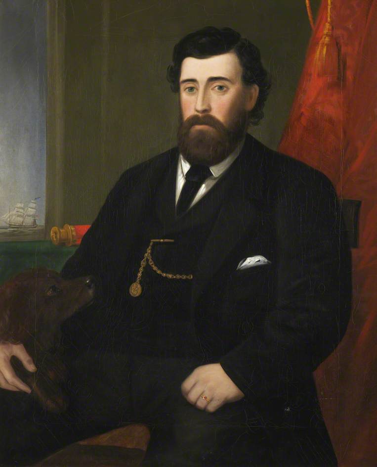 Portrait of a Man, 1870 by William Mitchell (1925-2020) William ...