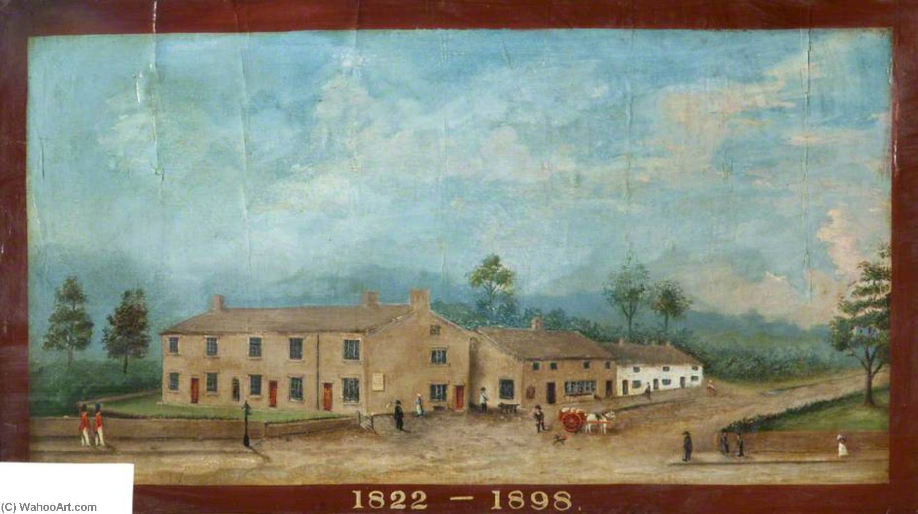 Purchase Oil Painting Replica Ebenezer Chapel, Colne Road, c.1840 by ...