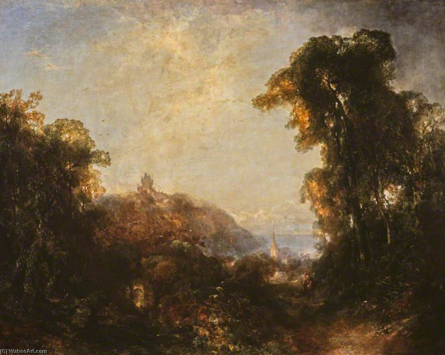 Get Art Reproductions A Border Castle, 1872 by John Crawford Wintour ...