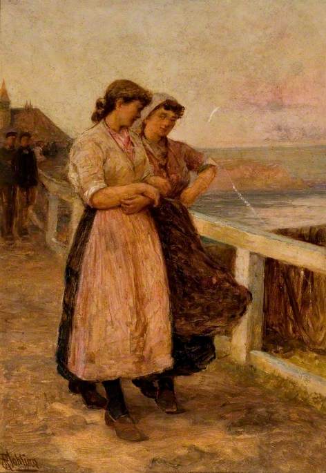 Get Paintings Reproductions Pleasant Times by Robert Jobling (1841-1923 ...