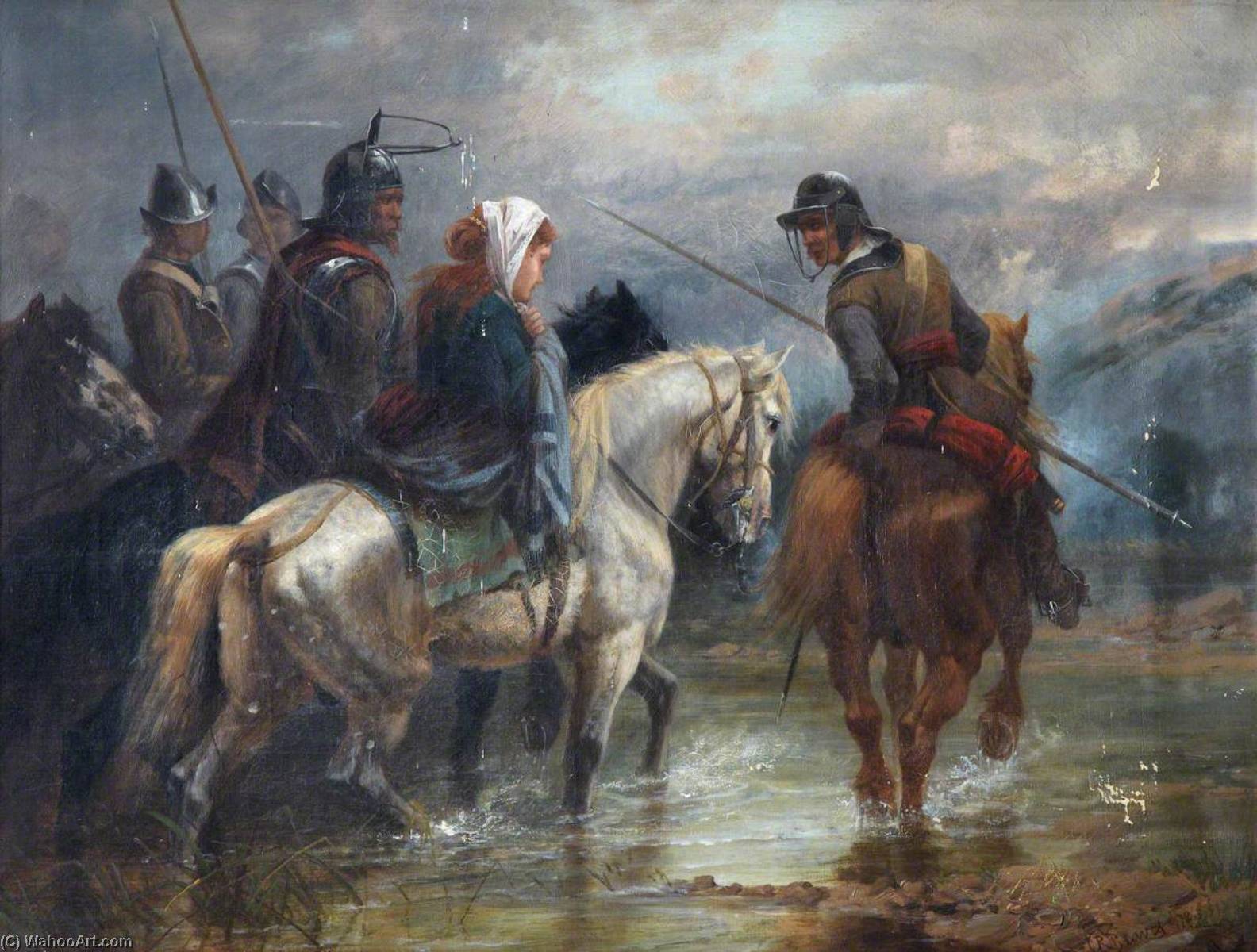 Get Art Reproductions The Abduction of Isabella Vere, 1872 by Richard ...