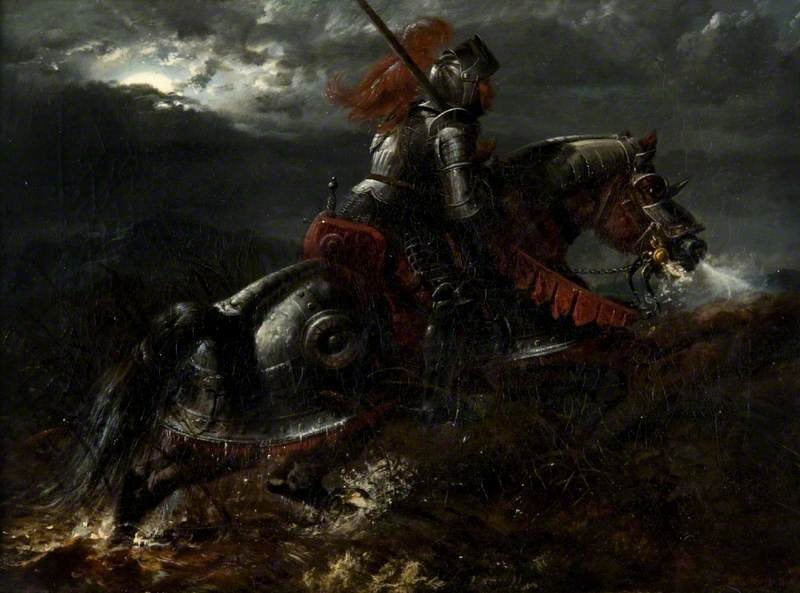 Get Paintings Reproductions The Midnight Ride of Deloraine, 1869 by ...