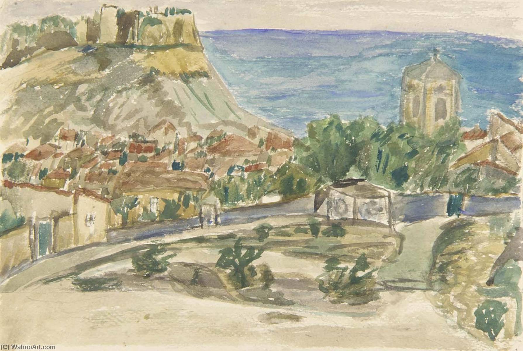 Get Paintings Reproductions Cassis sur Mer, 1929 by William Henry ...