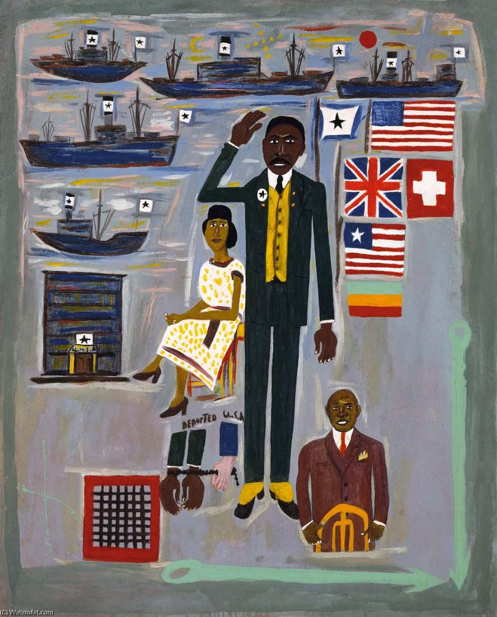 Get Art Reproductions Marcus Garvey, 1945 by William Henry Johnson ...