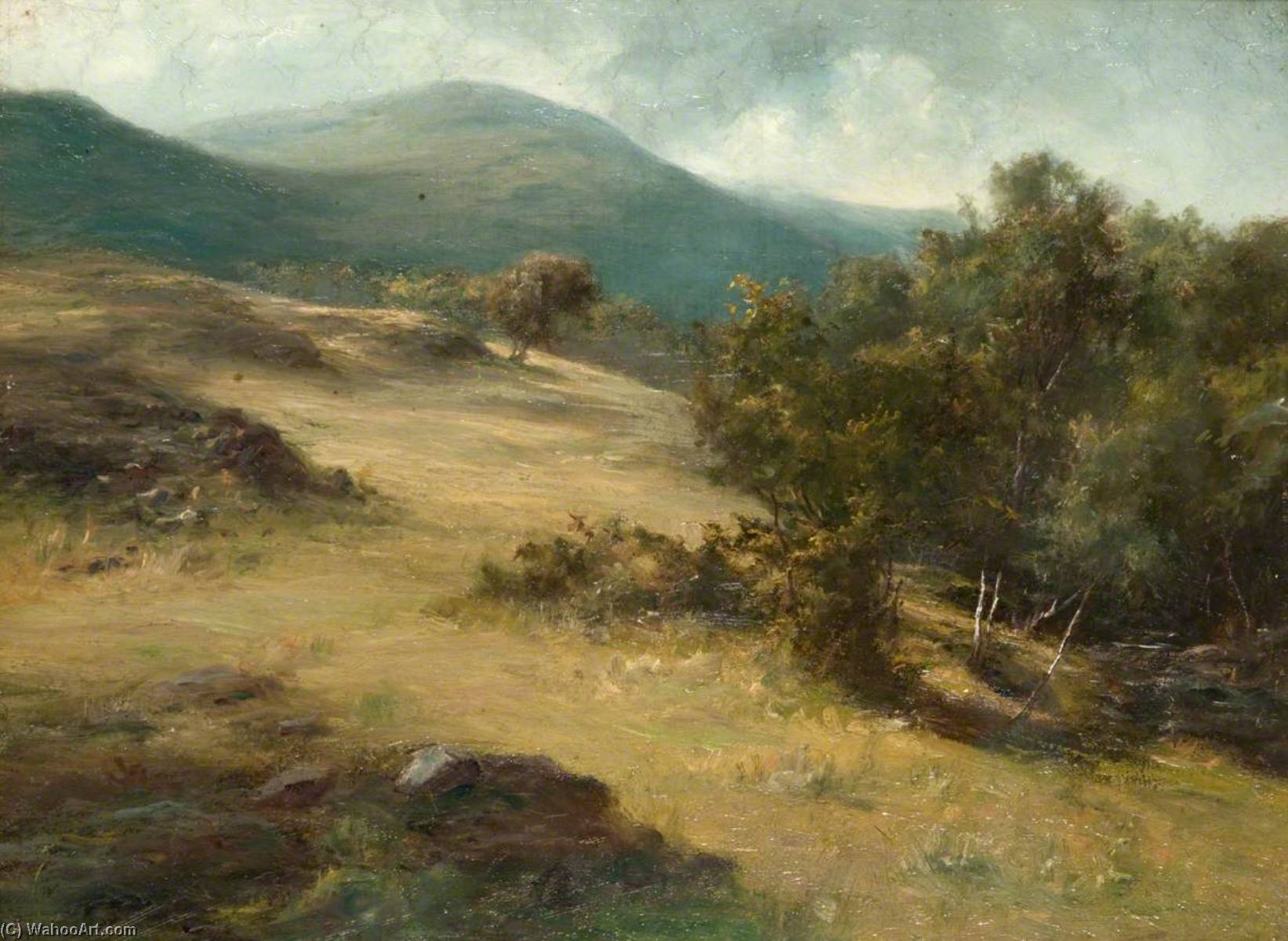 Paisagem de Arran por John Stewart John Stewart | WahooArt.com