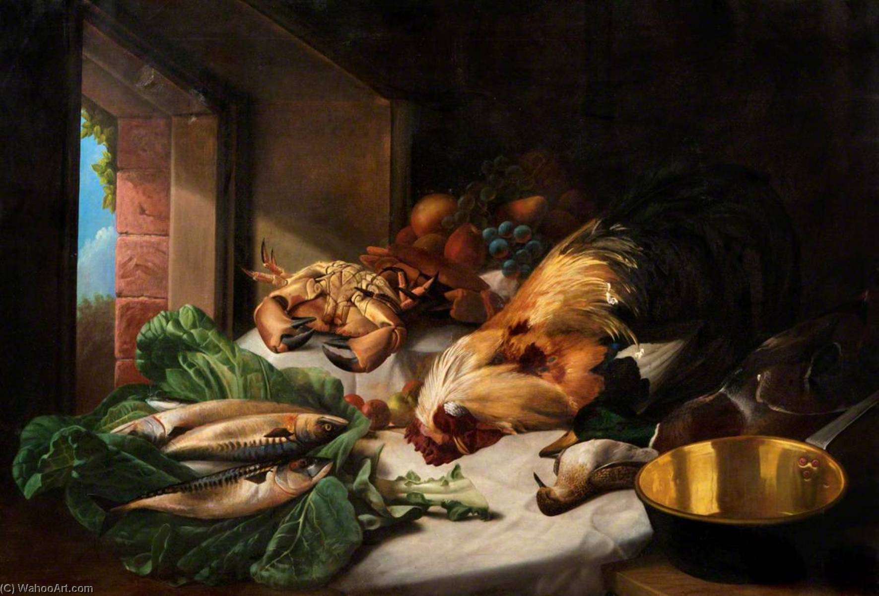 Buy Museum Art Reproductions Larder, 1870 by John Bucknell Russell ...