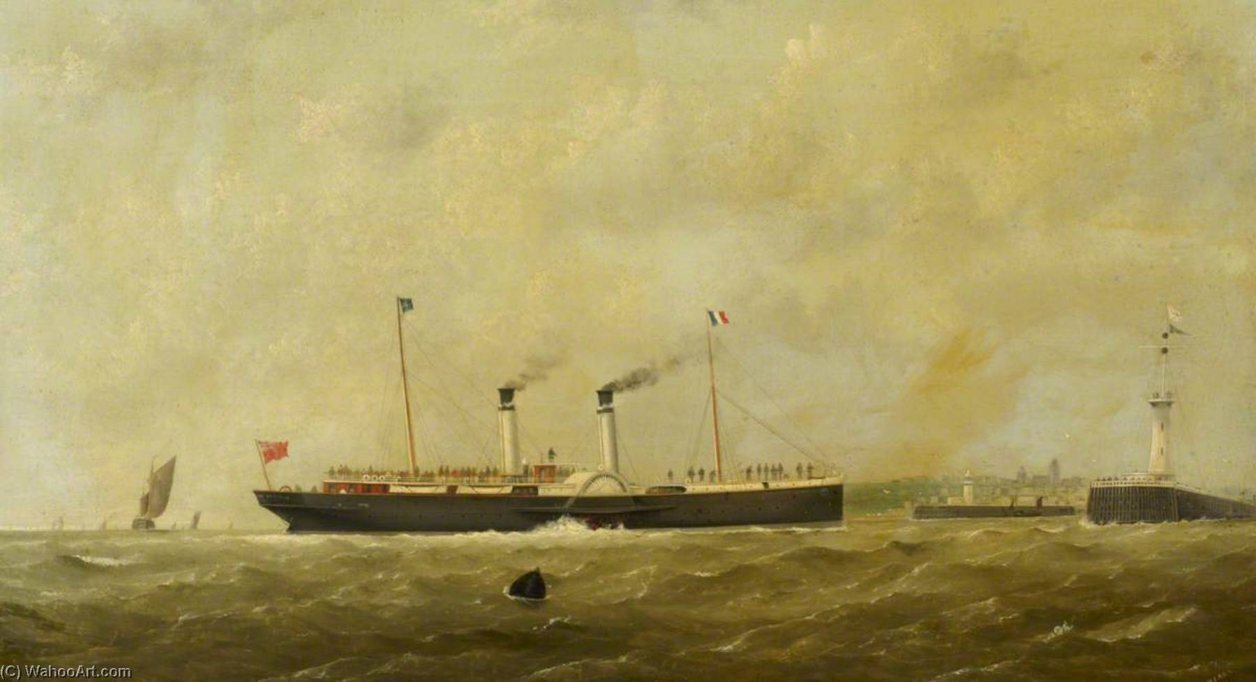 Compre Museu De Reproduções De Arte The Paddle Steamer `Mary Beatrice ...
