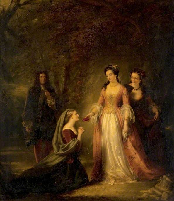 Get Paintings Reproductions Jeanie Deans and the Queen by James Godsell ...