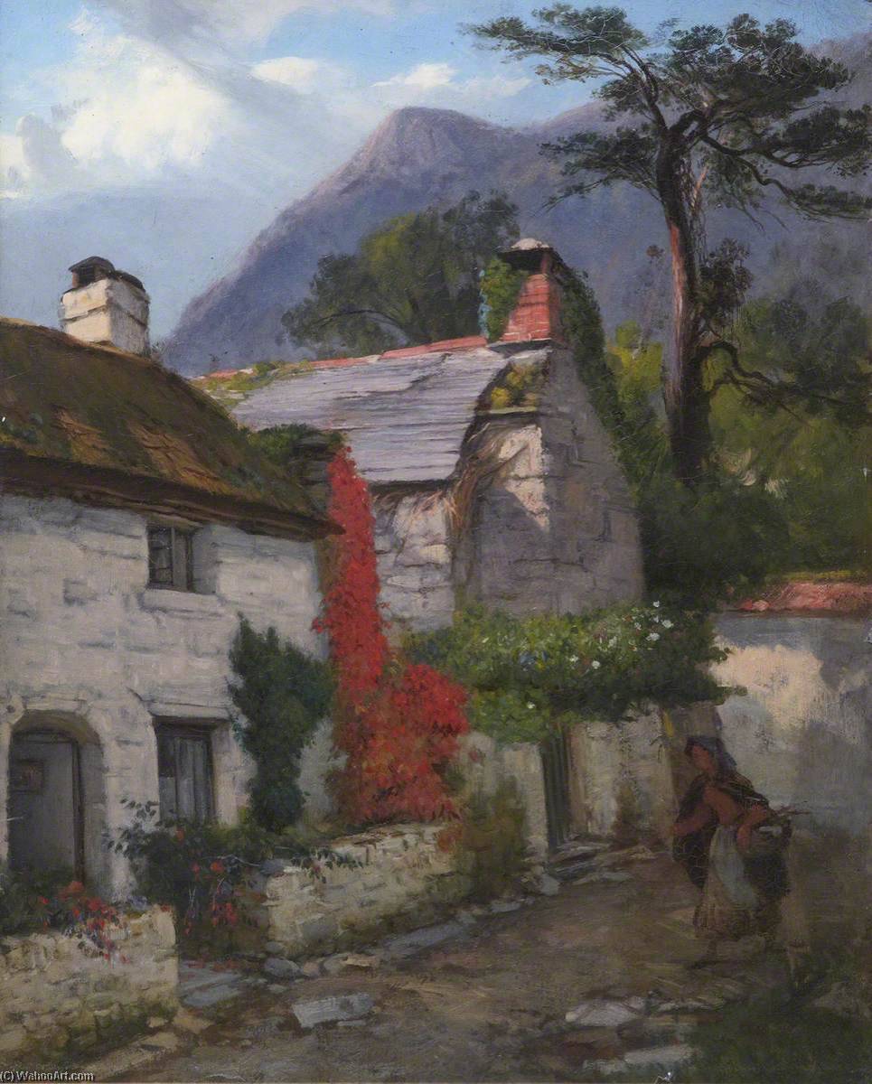 Get Art Reproductions Devonshire Cottages by Thomas Stuart Smith (1815 ...