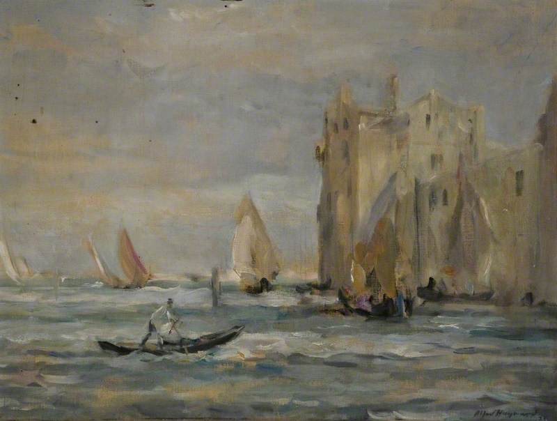 Buy Museum Art Reproductions Venetian Scene, 1920 by Alfred Robert ...