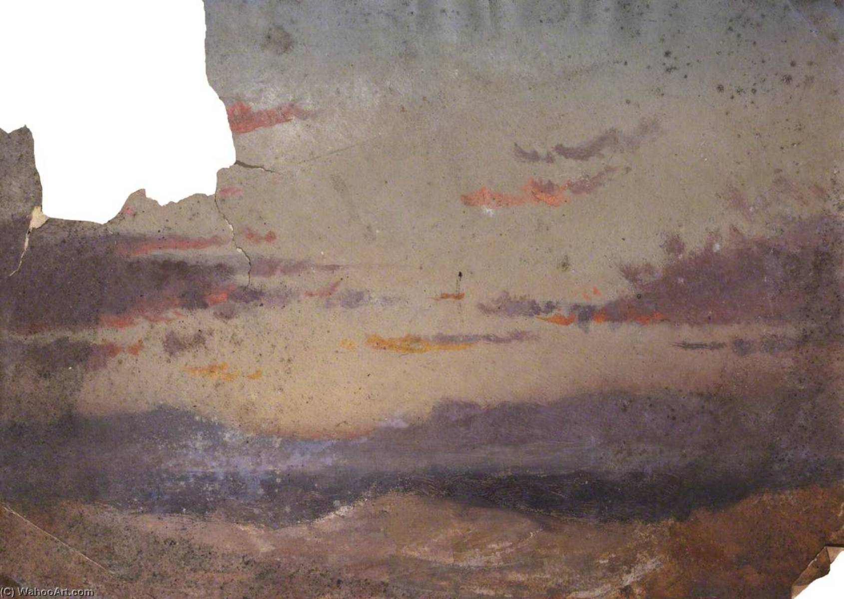 Achat Réplique De Peinture Paysage du coucher du soleil de Thomas ...