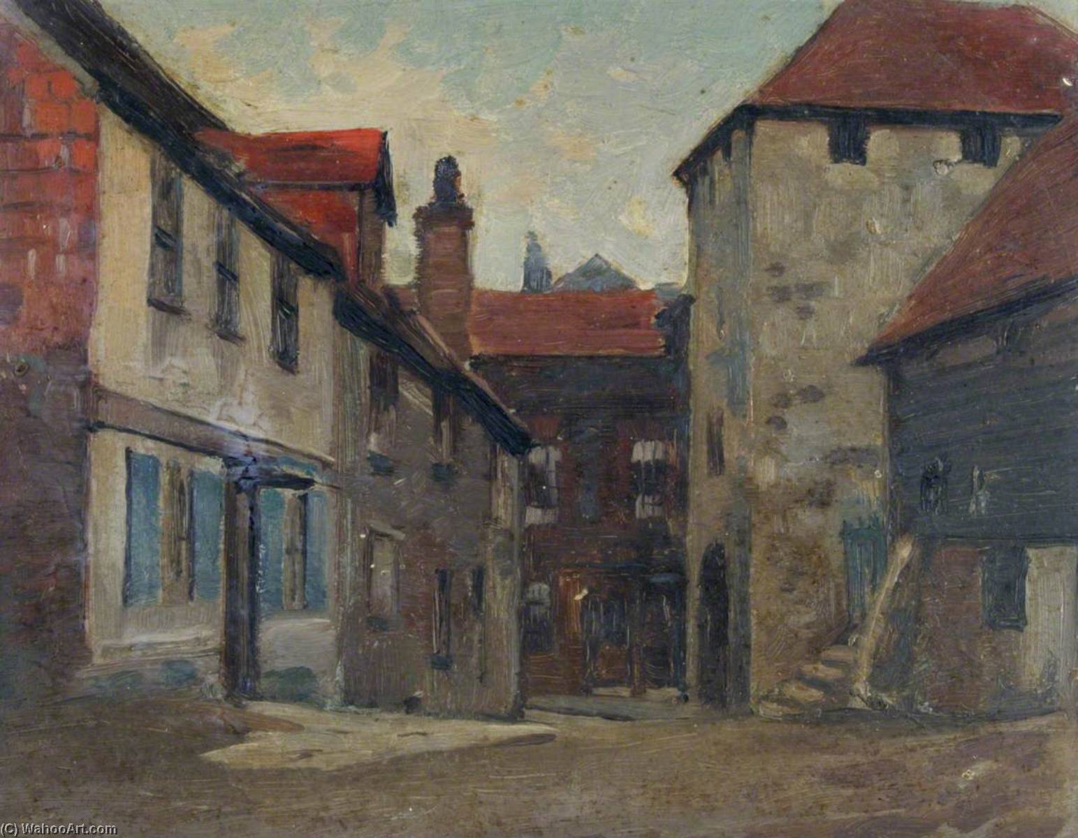 Reproducciones De Arte Por la puerta oeste, 1900 de George Pontin (1872 ...