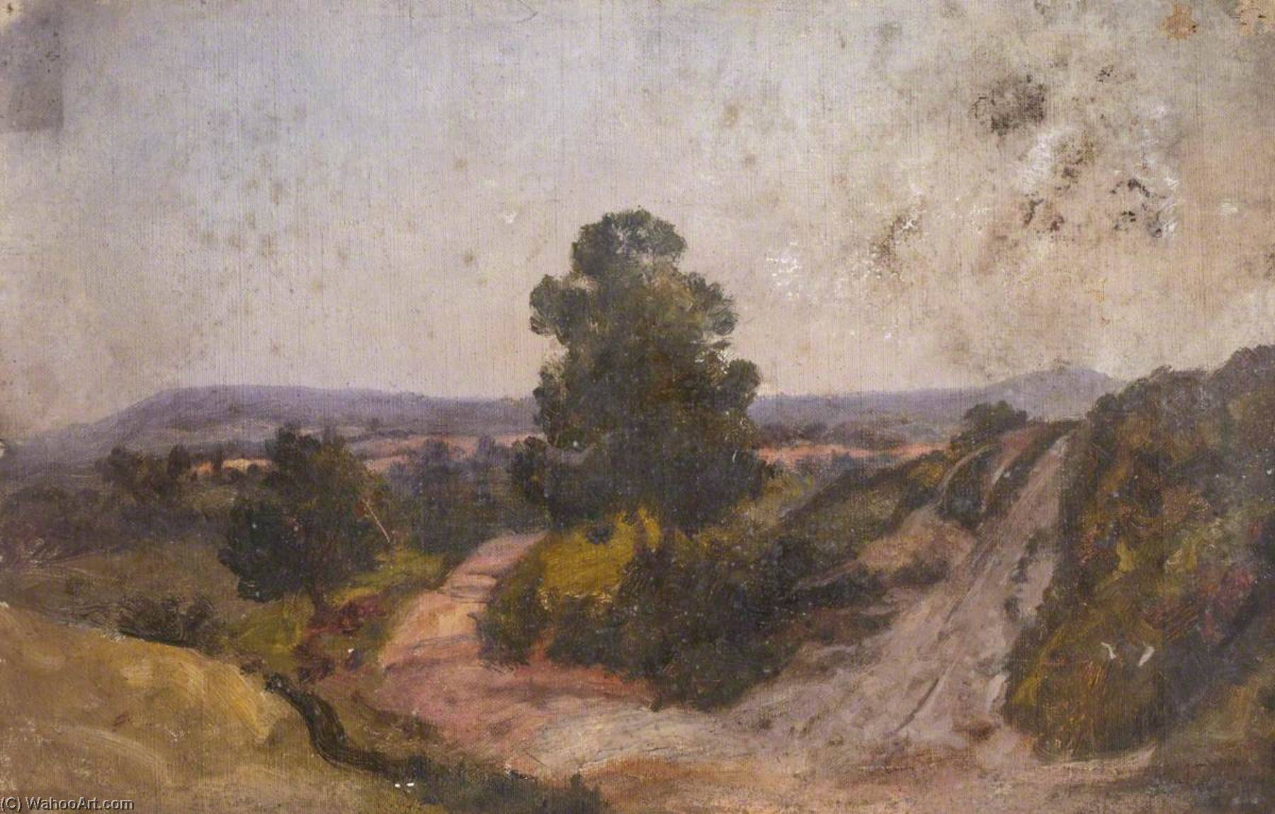 Purchase Oil Painting Replica Landscape with a Path by Thomas Stuart Smith (1815-1869 ...