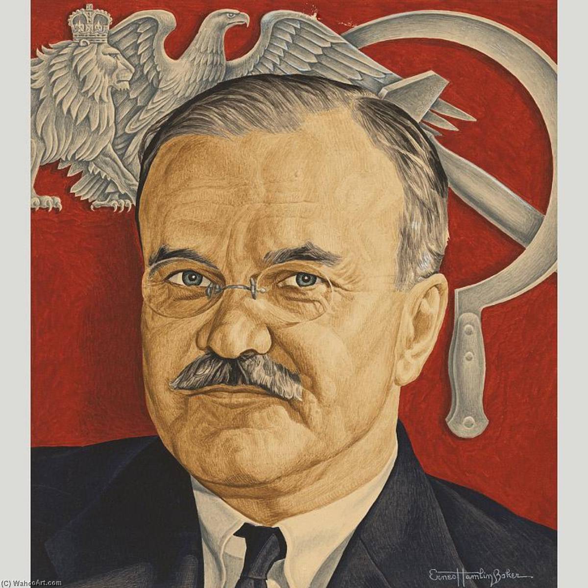 Comprar Reproducciones De Arte Del Museo Viaschelav Molotov, 1943 de Ernest Hamlin Baker ...