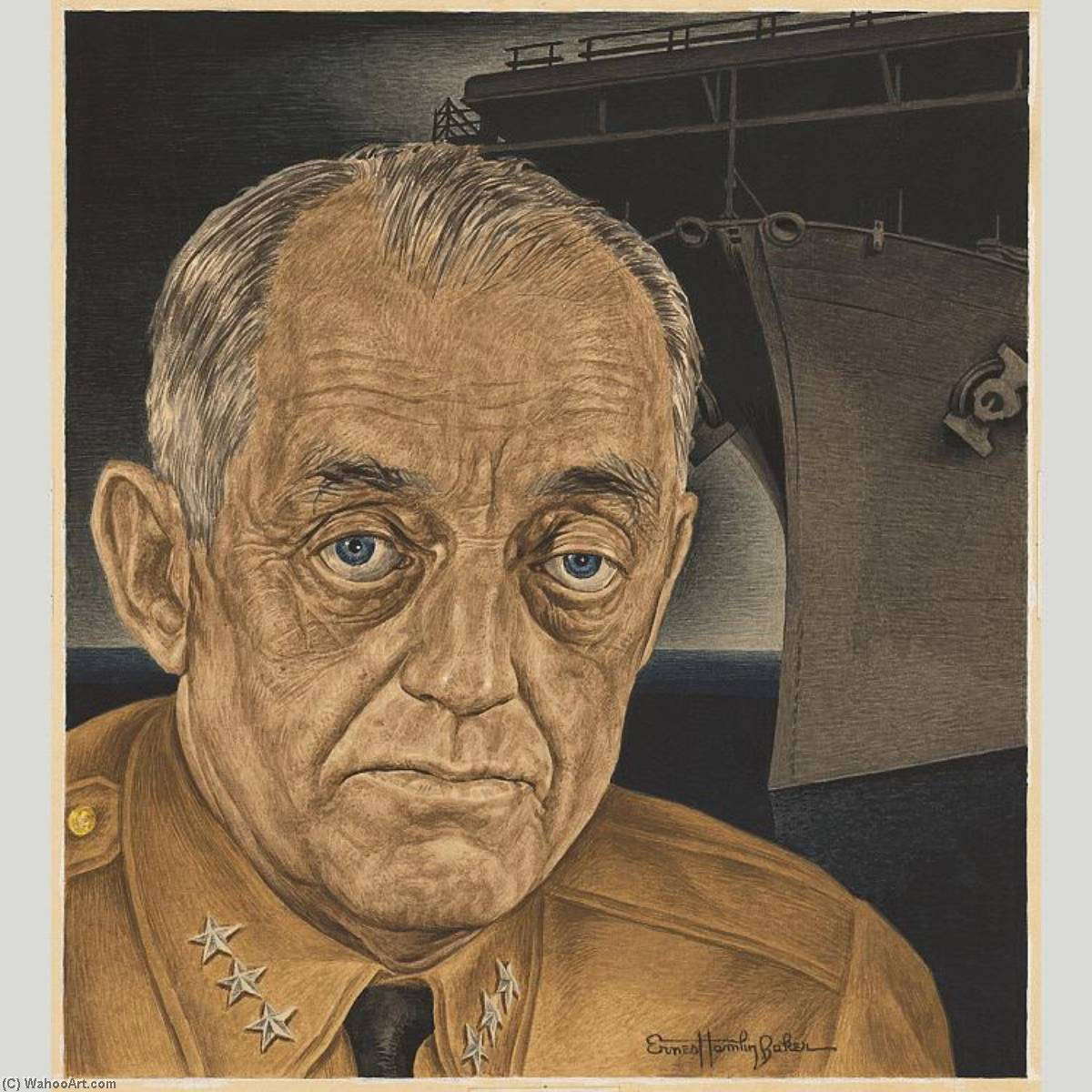 robert lee ghormley, 1942 von Ernest Hamlin Baker (1889-1975 ...