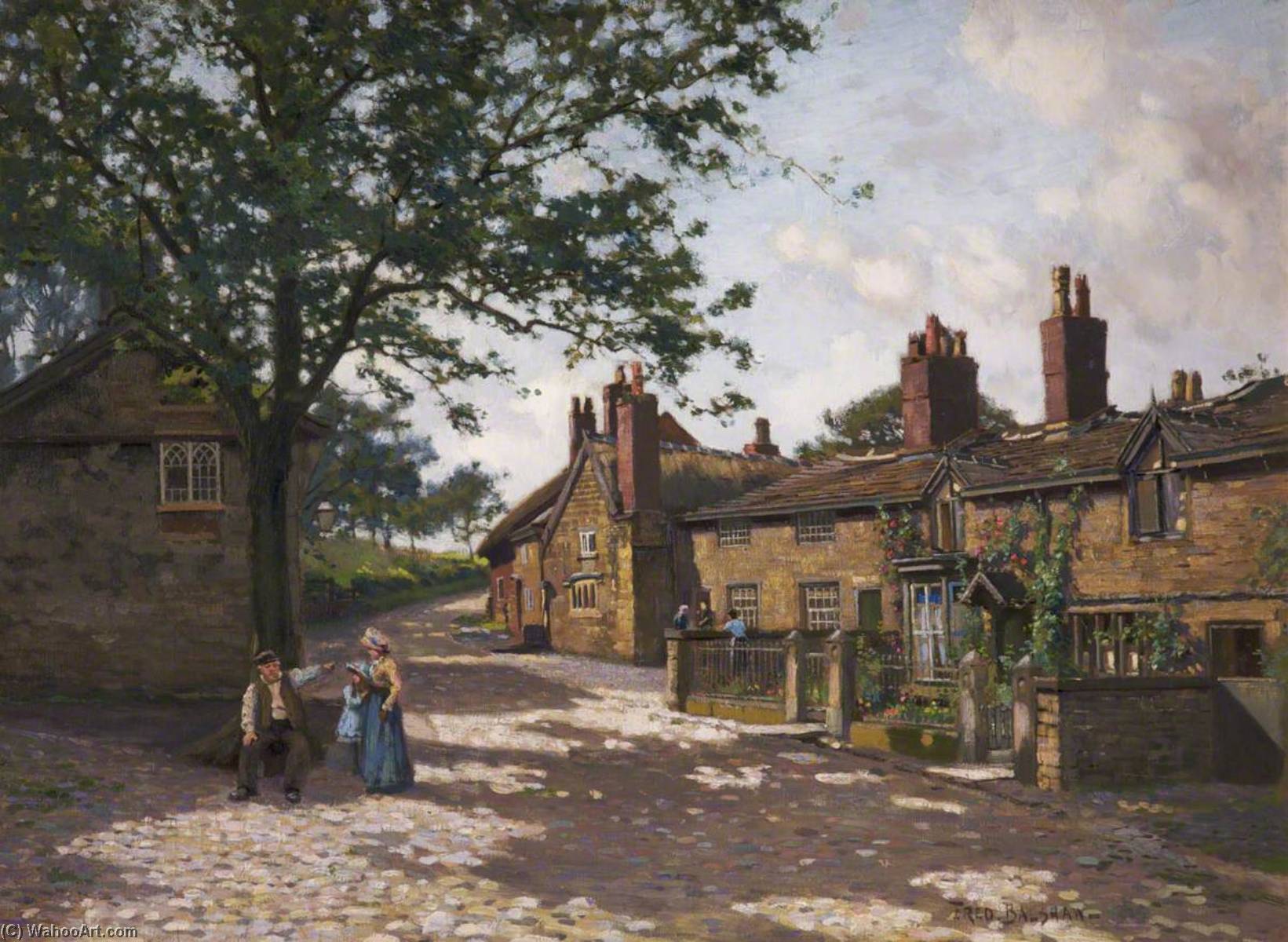 Get Paintings Reproductions Firwood Fold, 1907 by Fred Balshaw (1860 ...