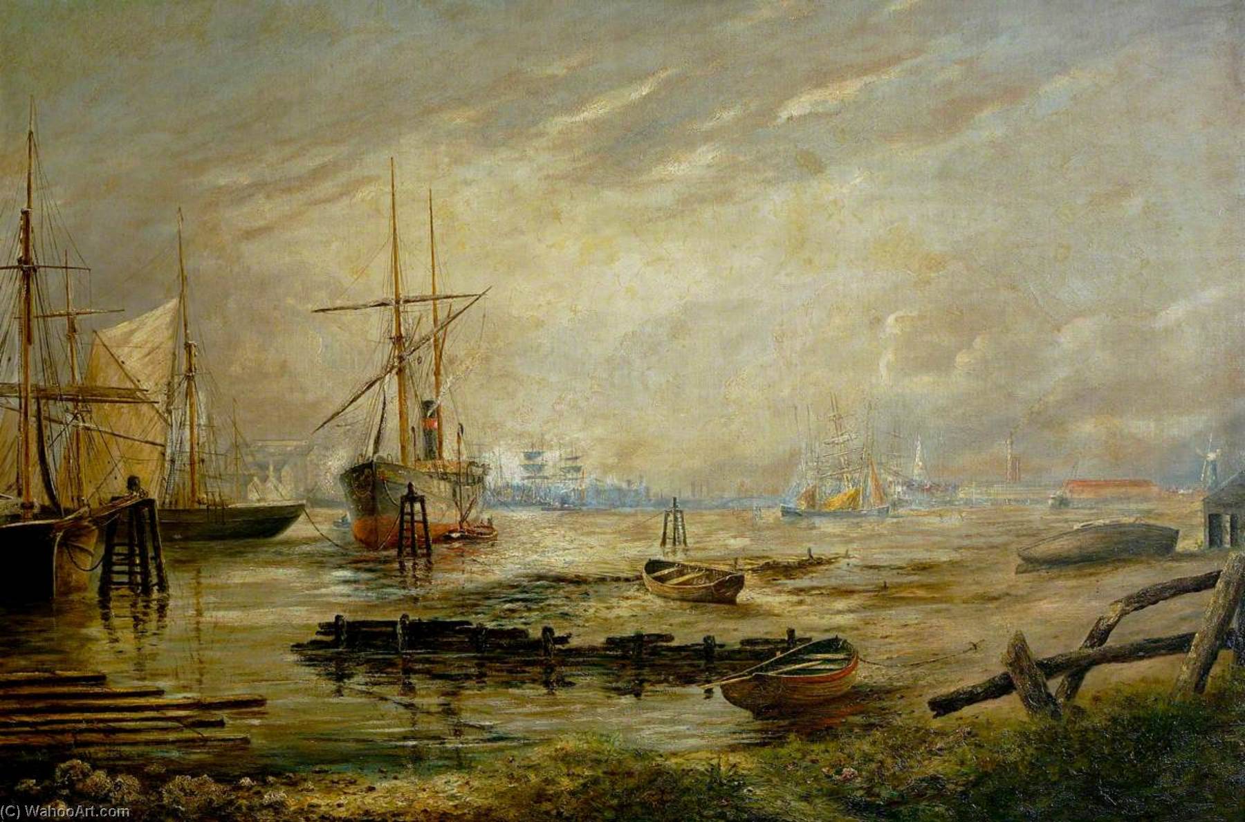 Order Artwork Replica Lowestoft Inner Harbour, Lake Lothing, Suffolk ...