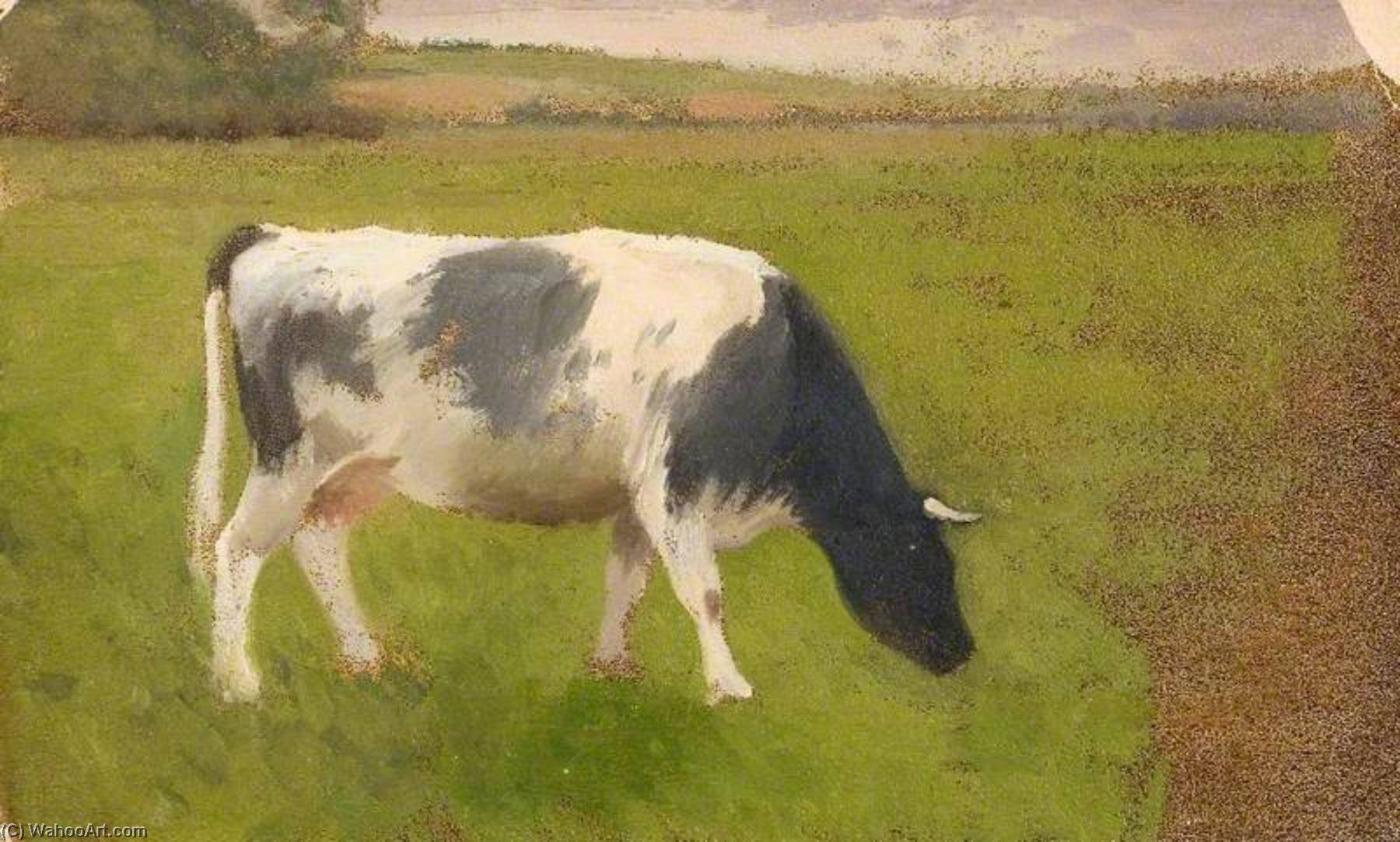 Reproduções De Arte Estudo de uma vaca por Edward Archibald Brown (1866 ...
