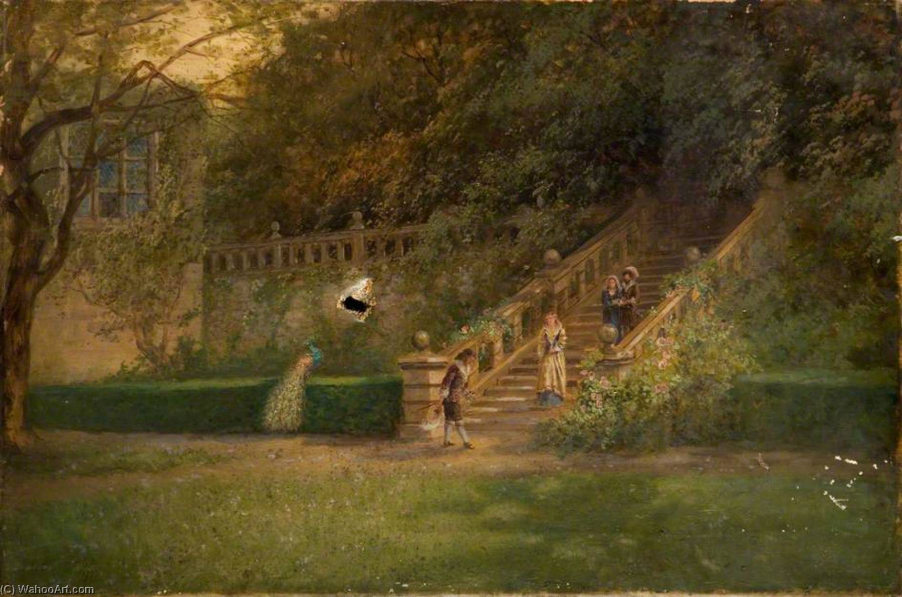 Purchase Oil Painting Replica Haddon Hall, Derbyshire by Samuel Lawson ...