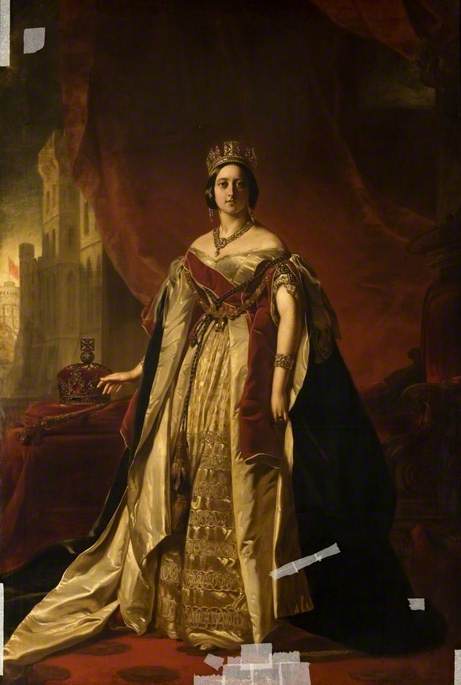 Get Paintings Reproductions Queen Victoria (1819–1901), 1845 by Daniel ...