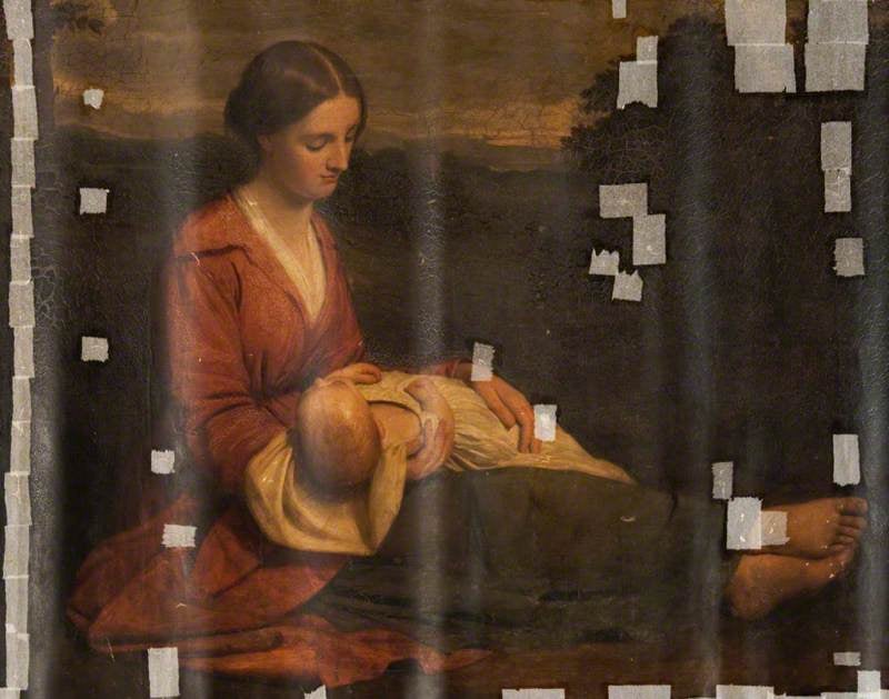 Obter Gravura De Qualidade De Museu The First Born, 1853 por John ...