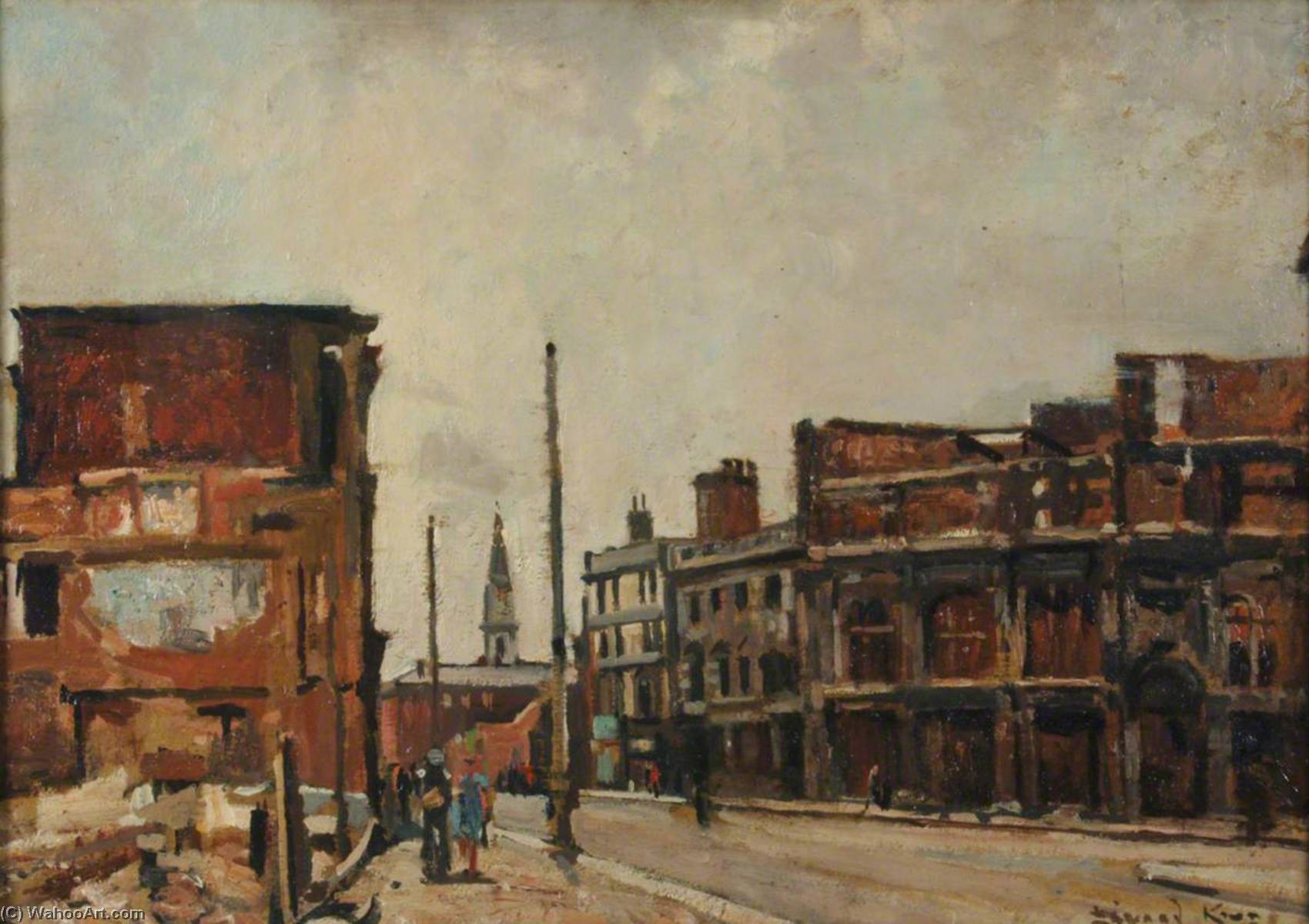 Order Artwork Replica Central Hotel, Commercial Road, 1941 by Edward ...