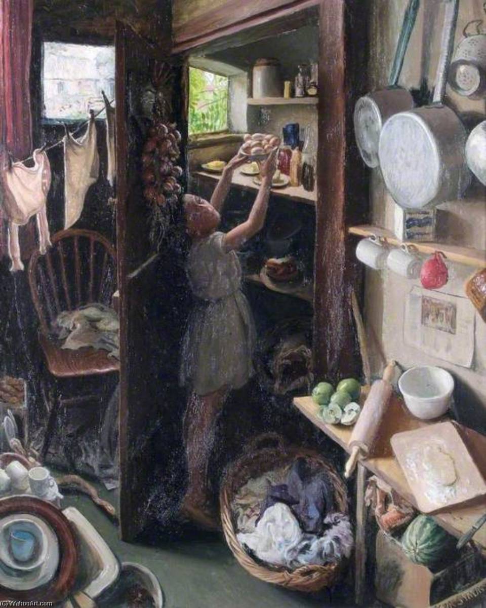 Museu De Reproduções De Arte Molly in the Pantry, 1932 por Mark ...