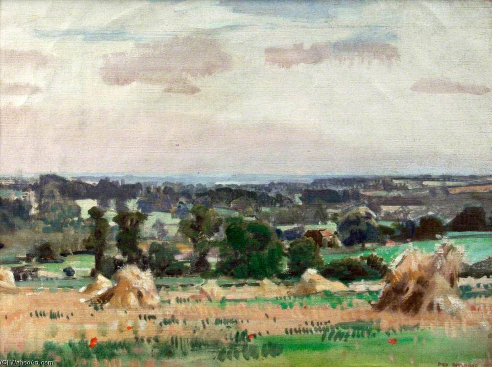 Reproductions D'art De Musée Vue sur Lovington House, 1925 de Frederick ...